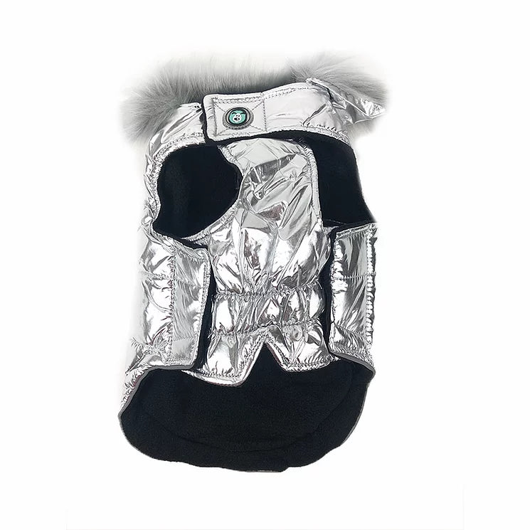 Huskimo Everest Silver Dog Jacket | Lux Pets